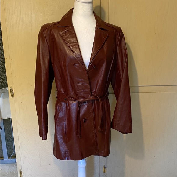 Etienne Aigner | Jackets & Coats | Etienne Aigner Womens Leather Jacket ...